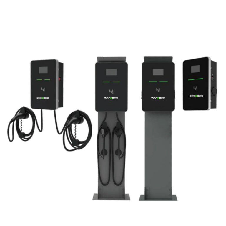 Twin Pedestal Wallbox EV Charger-Zeconex