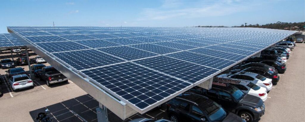 Smart Solar Carports with EV Charging & Battery Storage - Zeconex